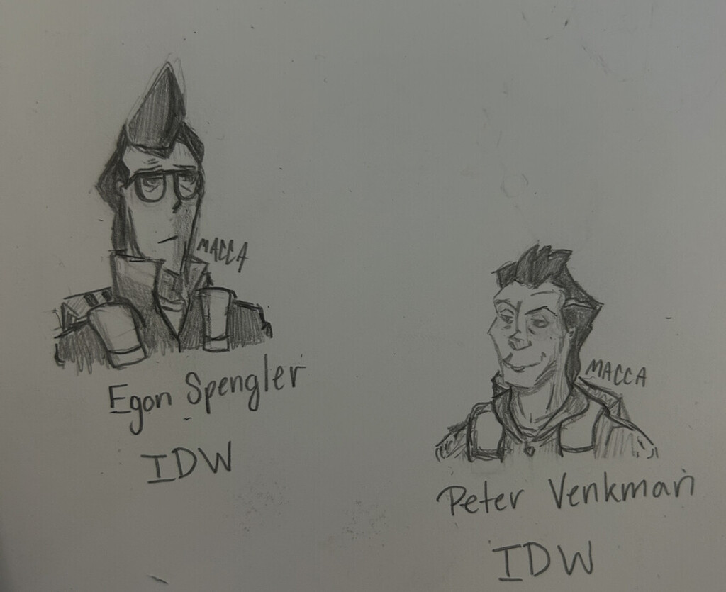 I drew these guys from Ghostbuster IDW comics. (Spengler) - General Discussion - Custom Cursor ...