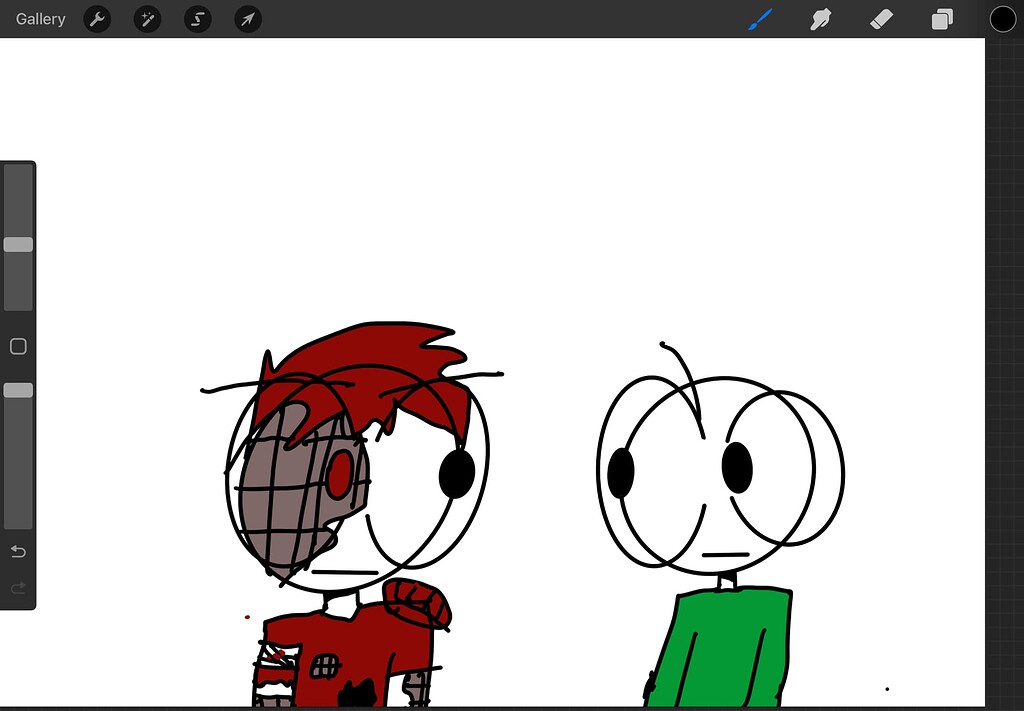 My Oc meets baldi - General Discussion - Custom Cursor Community