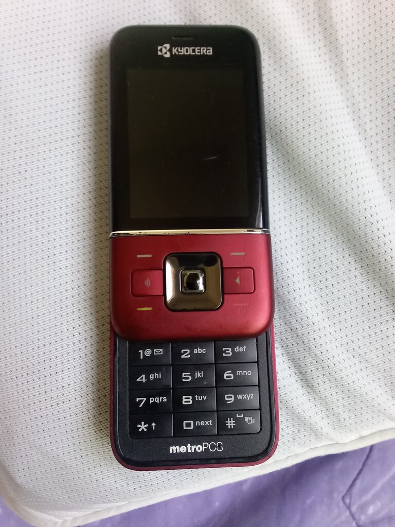 Cell phones I have that probably date back to the Cretaceous Period ...