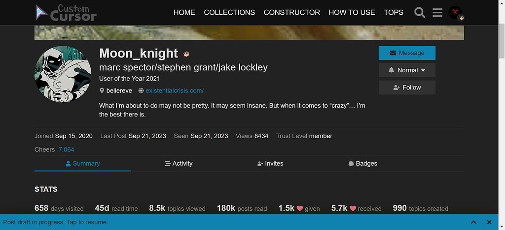 if mittens is the oldest active user and georg is number 3 then im ...