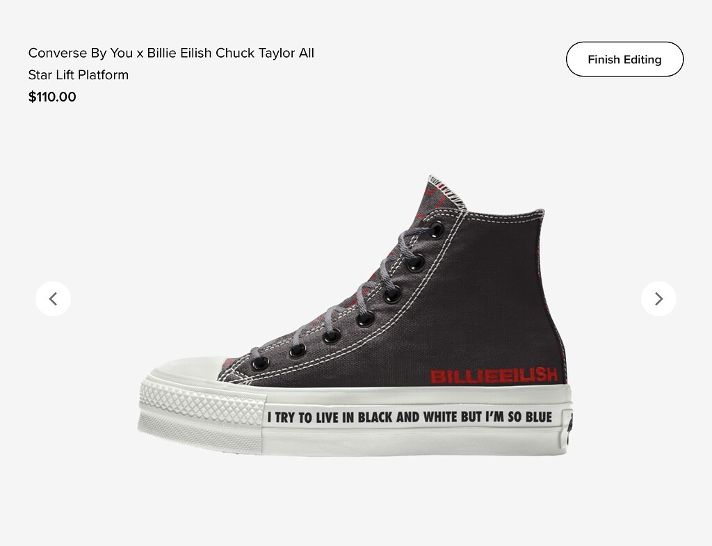 Billie Eilish Converses - General Discussion - Custom Cursor Community