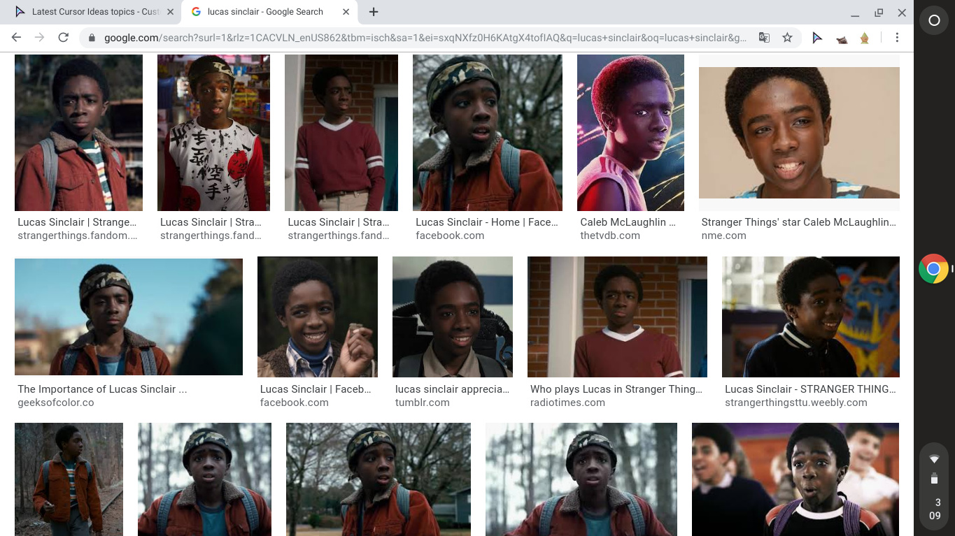 Stranger Things Lucas Sinclair cursor - Cursor Ideas - Custom Cursor ...