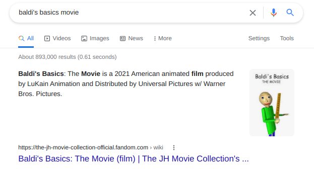 Baldi is going to the big screen. (BALDI'S BASICS MOVIE) - General ...