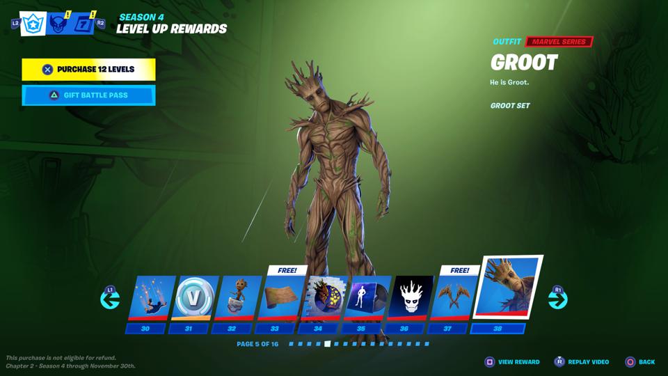 Groot - Fortnite - Cursor Ideas - Custom Cursor Community