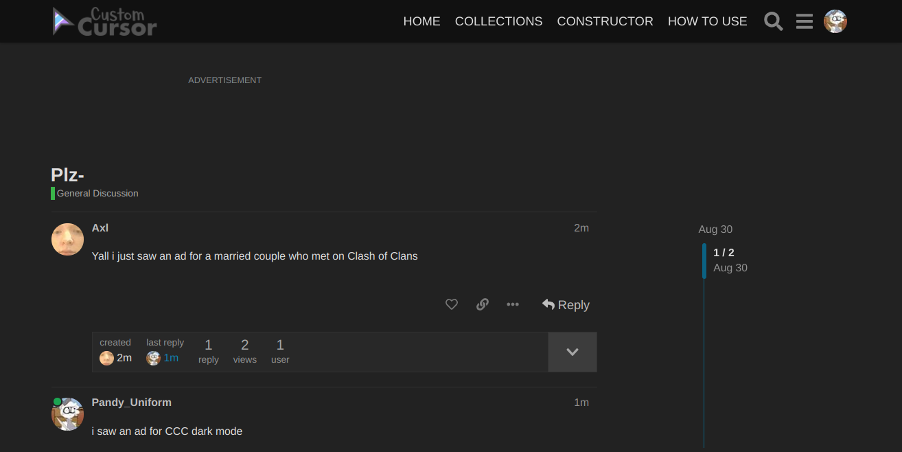 Plz- - General Discussion - Custom Cursor Community