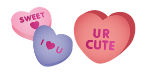 Conversation Hearts (candies) set - Cursor Ideas - Custom Cursor Community