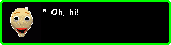 Baldi is back! (In Undertale textbox form) - General Discussion ...
