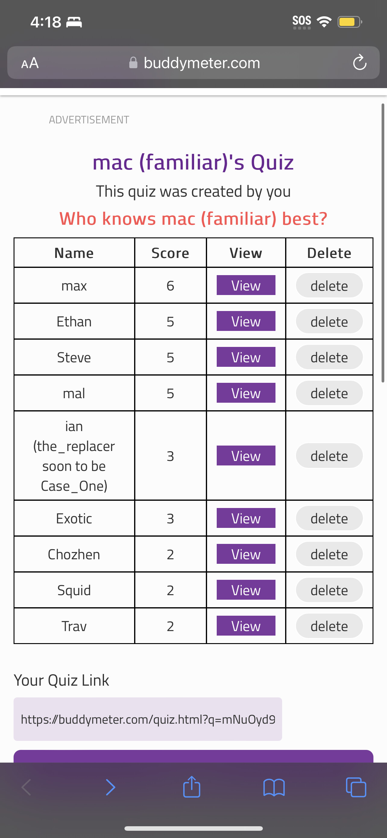 remade my buddy quiz from 3 years ago - General Discussion - Custom ...