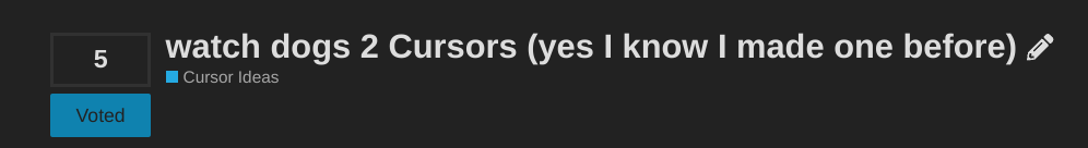 watch dogs 2 Cursors (yes I know I made one before) - Cursor Ideas - Custom Cursor Community