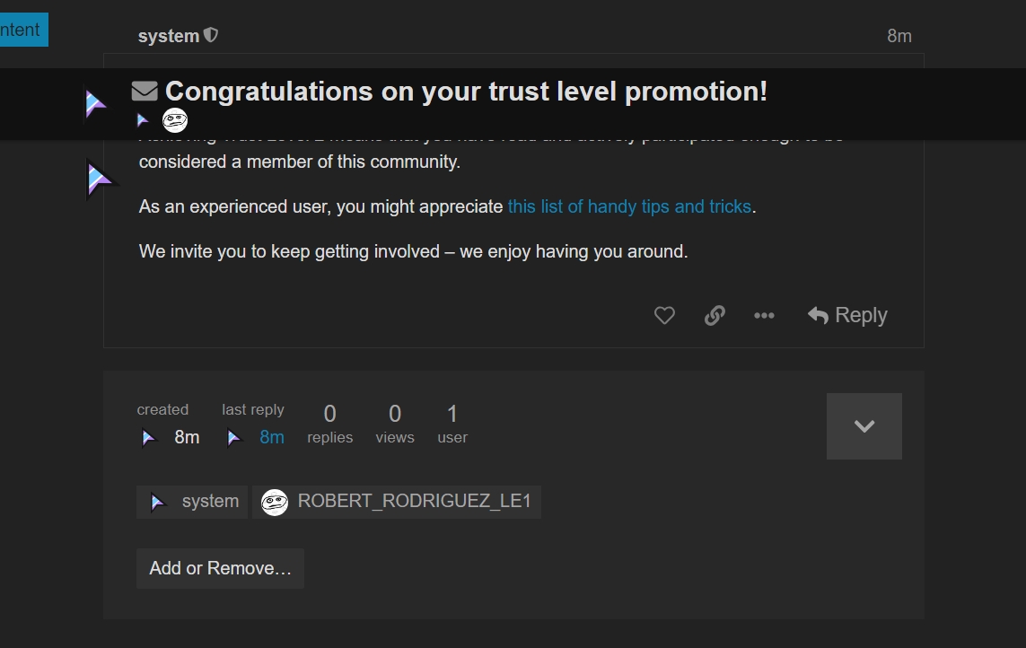 less goo i got trust level 2 - General Discussion - Custom Cursor Community