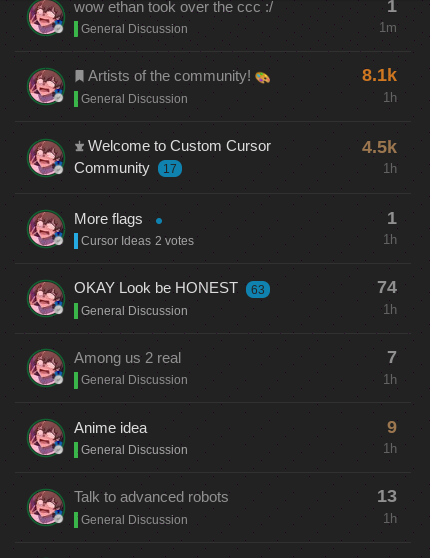 wow ethan took over the ccc :/ - General Discussion - Custom Cursor Community