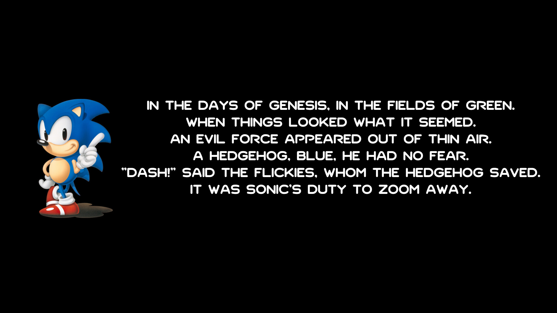 In The Fields of Green (A Sonic Poem) ((Also goofy ahh sonic chat ...